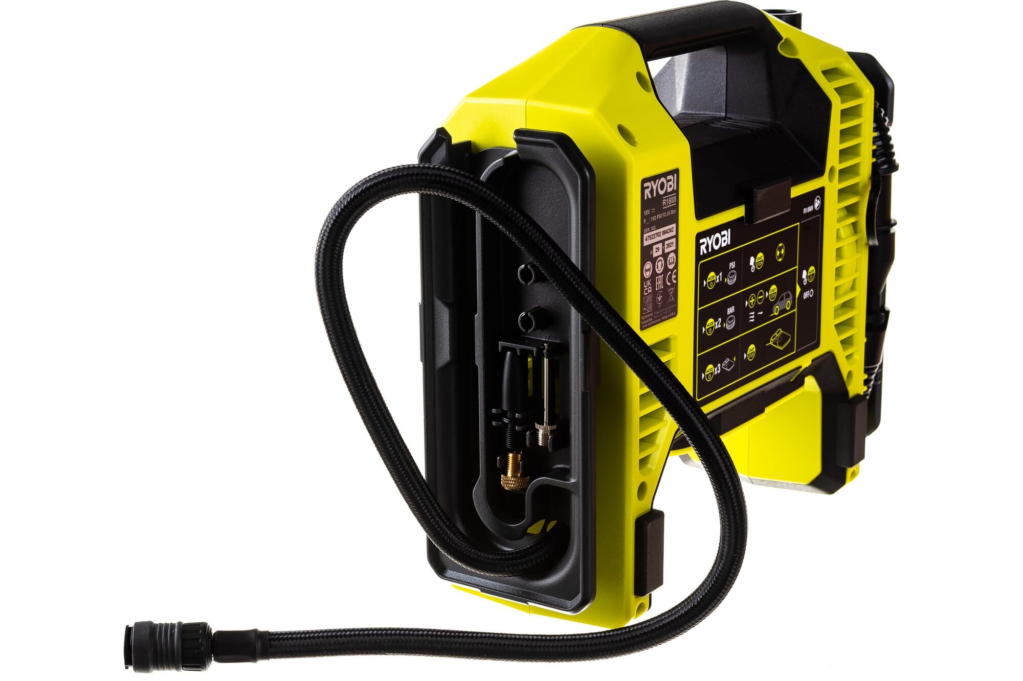 Ryobi kompressor 18v store